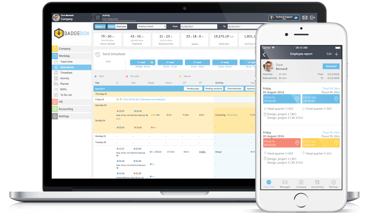 BadgeBox | Functionalities