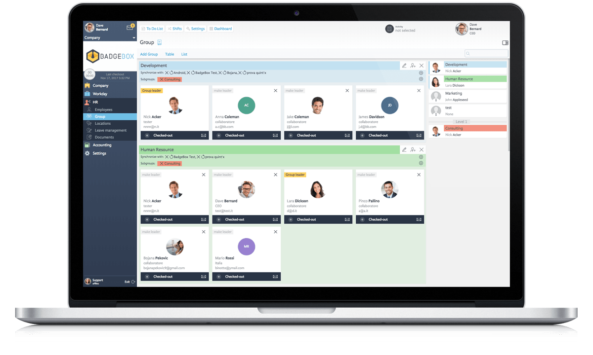 BadgeBox | Functionalities